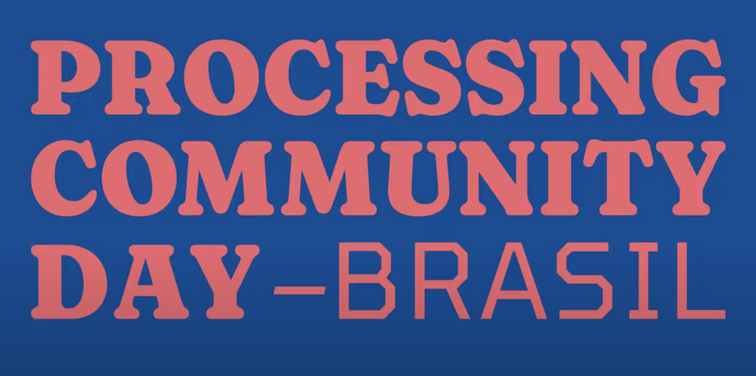 Processing Foundation — PCD @ Worldwide 2021